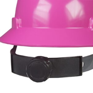 JORESTECH Safety Hard Hat Pink HDPE Full Brim Helmet with 4-Point Adjustable Ratchet Suspension for Work, Home, and General Headwear Protection ANSI Z89.1-14 Compliant HHAT-02