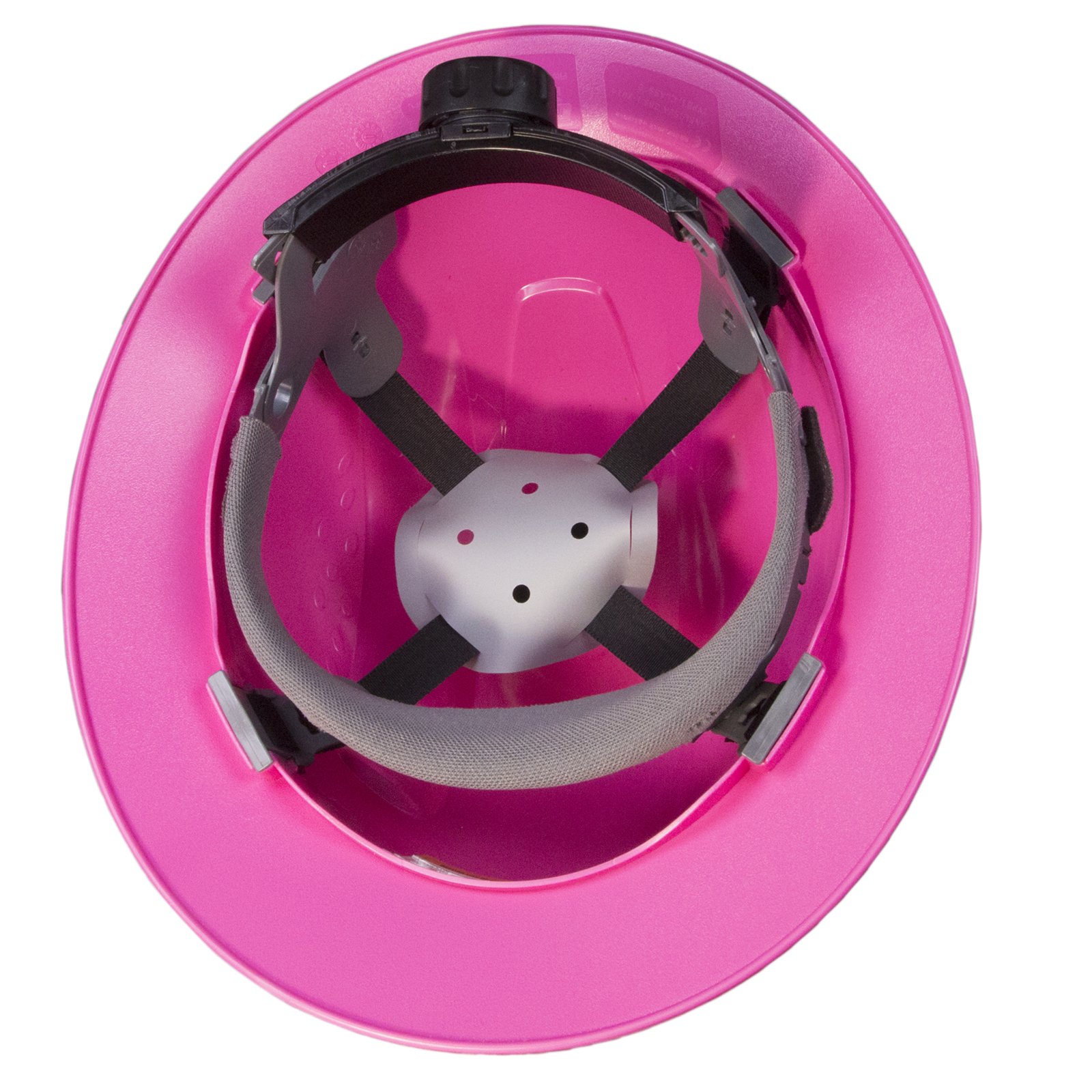 JORESTECH Safety Hard Hat Pink HDPE Full Brim Helmet with 4-Point Adjustable Ratchet Suspension for Work, Home, and General Headwear Protection ANSI Z89.1-14 Compliant HHAT-02