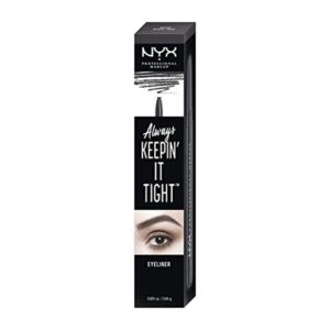 NYX PROFESSIONAL MAKEUP Always Keepin' It Tight Eyeliner Pencil, Black