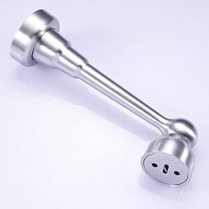 zhi jin 1pc door stopper stainless steel magnetic door stop floor door catch security doorstop holder bumper