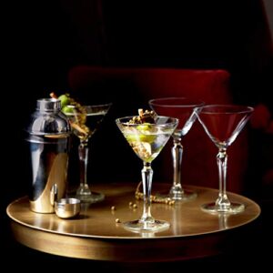 Libbey Capone Entertaining Set with 4 Martini Glasses and Shaker