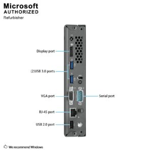 Fast Lenovo M92p Tiny Business Micro Tower Ultra Small Computer PC (Intel Core i5-3470T, 8GB Ram, 256GB SSD, WIFI, USB 3.0, VGA) Win 10 Pro (Renewed)