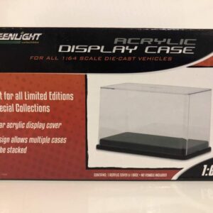 Acrylic Display Show Case with Plastic Base for 1/64 Scale Model Cars by Greenlight 55025