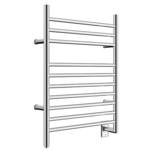 heatgene towel warmer wall-mounted hardwired heated towel rack hot towel bar brushed