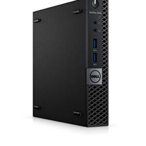 DELL Optiplex 3050 Micro, Intel Core i5-6500T, 8GB DDR4 Ram, 256GB Solid State Drive SSD, Keyboard & Mouse, Windows 10 Pro (Renewed)']