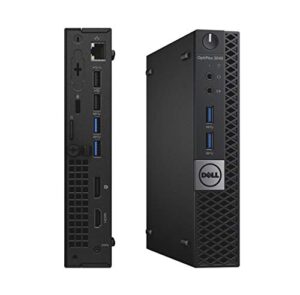 dell optiplex 3050 micro, intel core i5-6500t, 8gb ddr4 ram, 256gb solid state drive ssd, keyboard & mouse, windows 10 pro (renewed)']