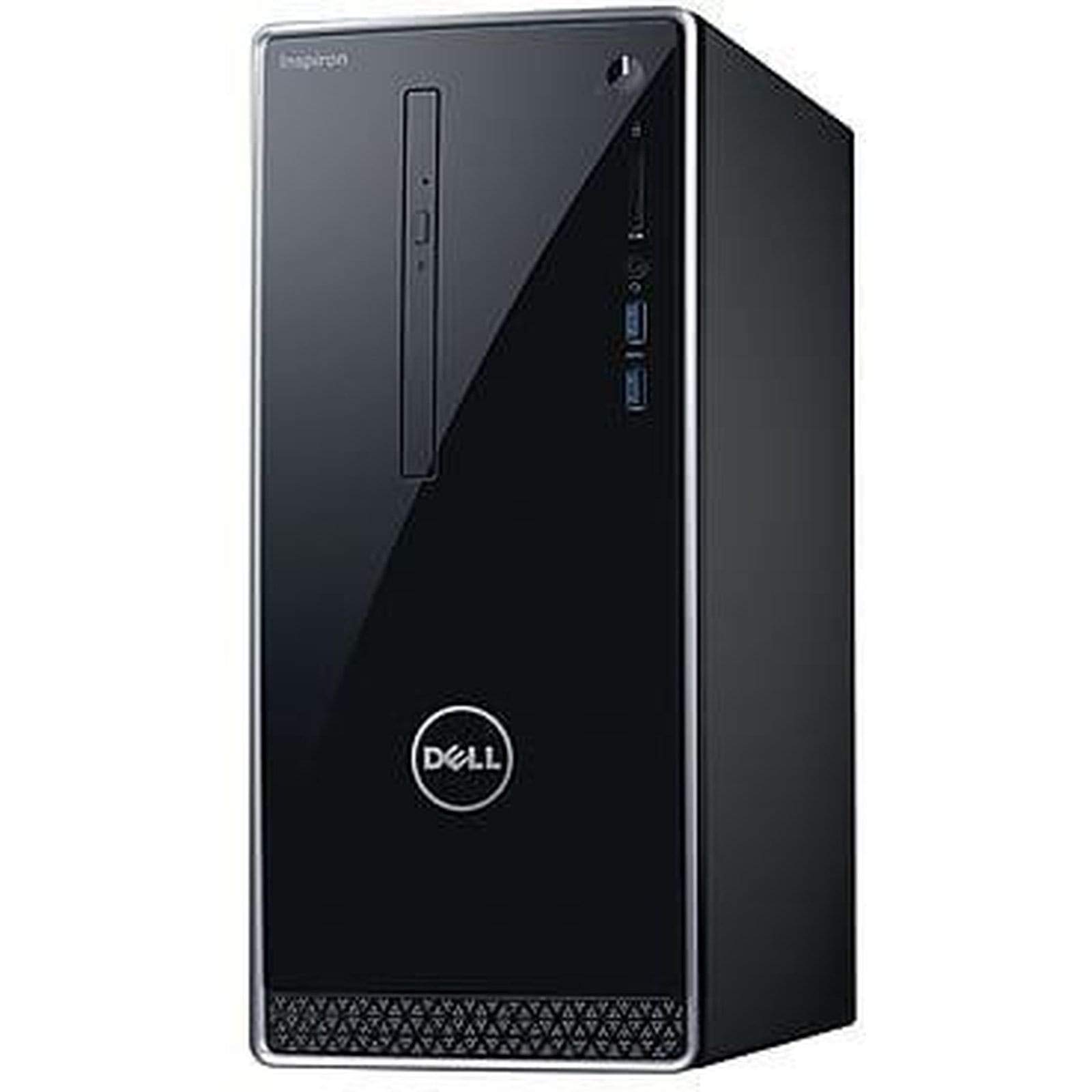 Dell i3668-5113BLK Desktop Computer - Inspiron 3668 Core i5 i5 7400 12 GB RAM 1 TB HDD Black Windows 10 Home 64 bit DVD Writer (Renewed)