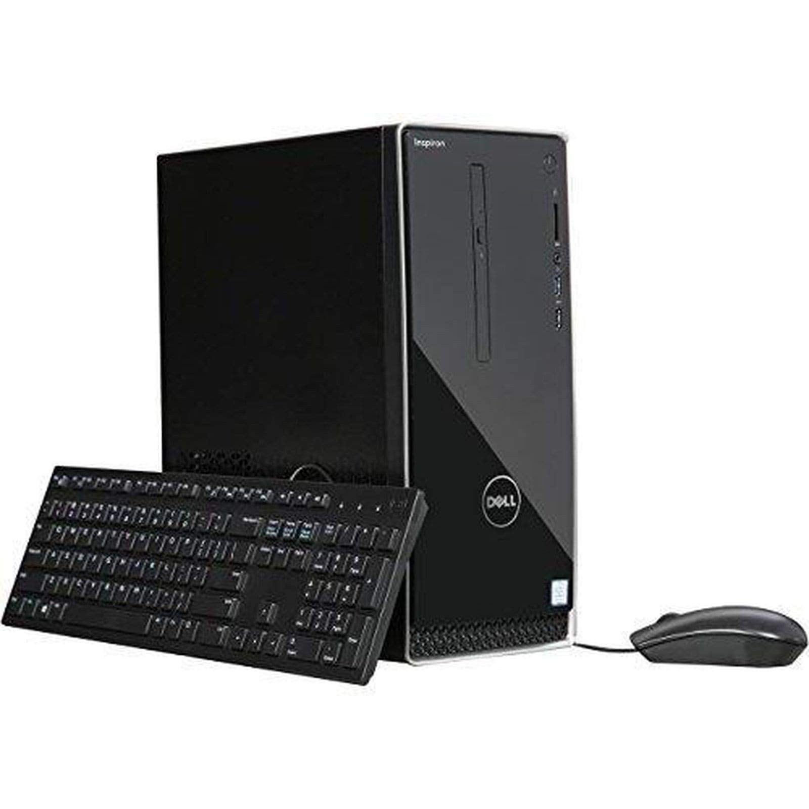 Dell i3668-5113BLK Desktop Computer - Inspiron 3668 Core i5 i5 7400 12 GB RAM 1 TB HDD Black Windows 10 Home 64 bit DVD Writer (Renewed)