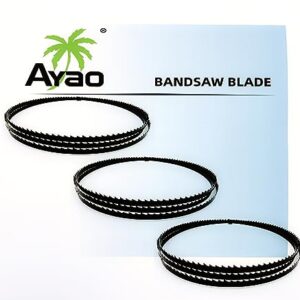 AYAO Pack of 3 Band Saw Blades 80 Inch X 1/4 Inch X 14TPI Fit Craftsman 12" Band Saw