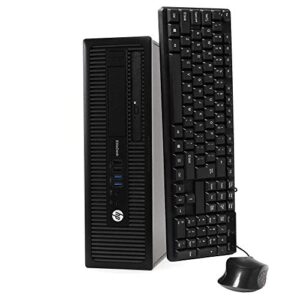 hp elitedesk 800 g1-sff, intel core i5-4570 3.2ghz, 16gb ram, 500gb hard drive, dvdrw, windows 10 pro 64bit (renewed)