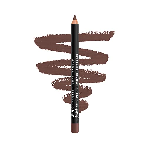 NYX PROFESSIONAL MAKEUP Suede Matte Lip Liner, Vegan Formula - Los Angeles (Greige)