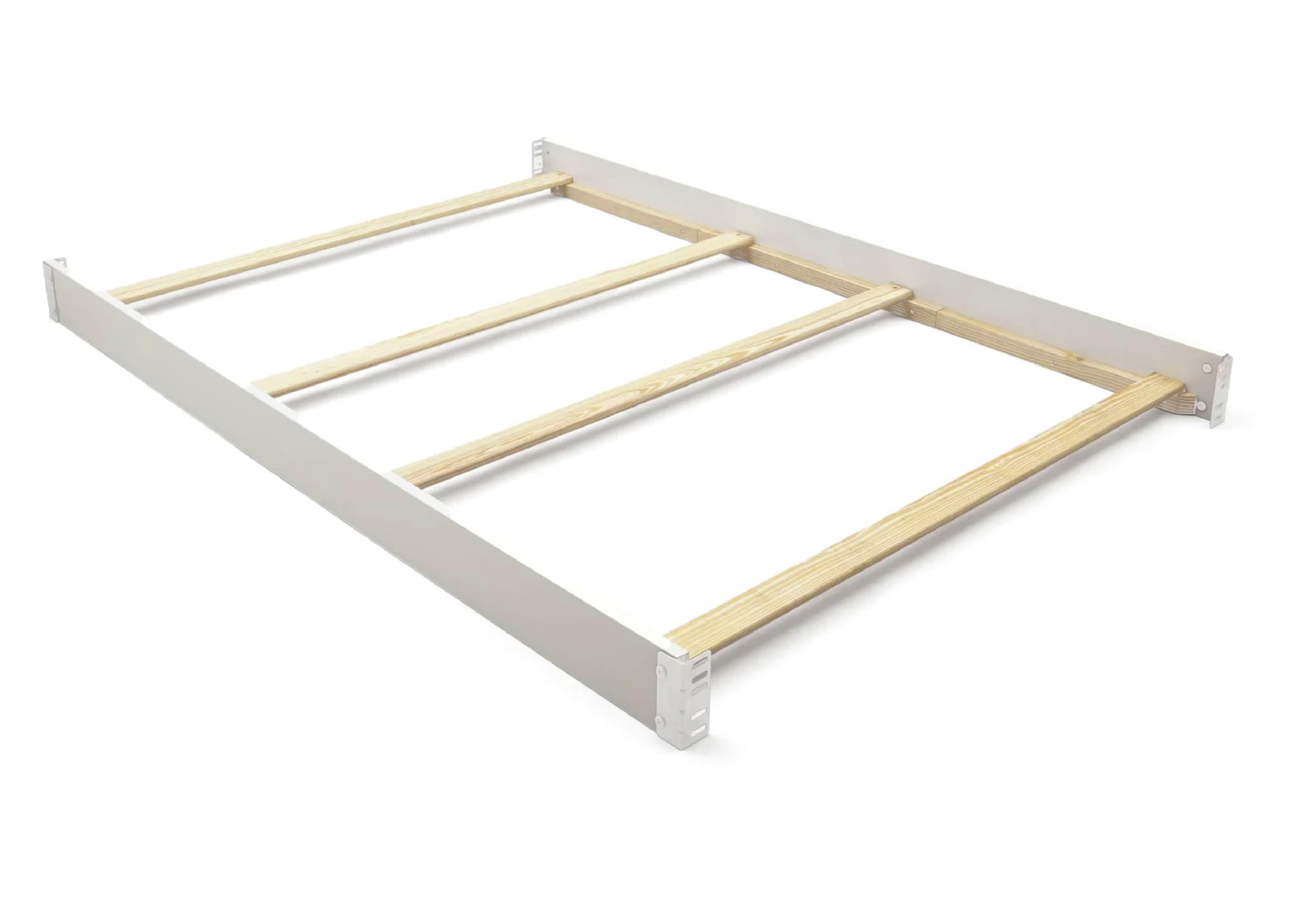 CC KITS Full-Size Conversion Kit Bed Rails for Archer Cribs by Delta Children - #0050 (Bianca White - 130)