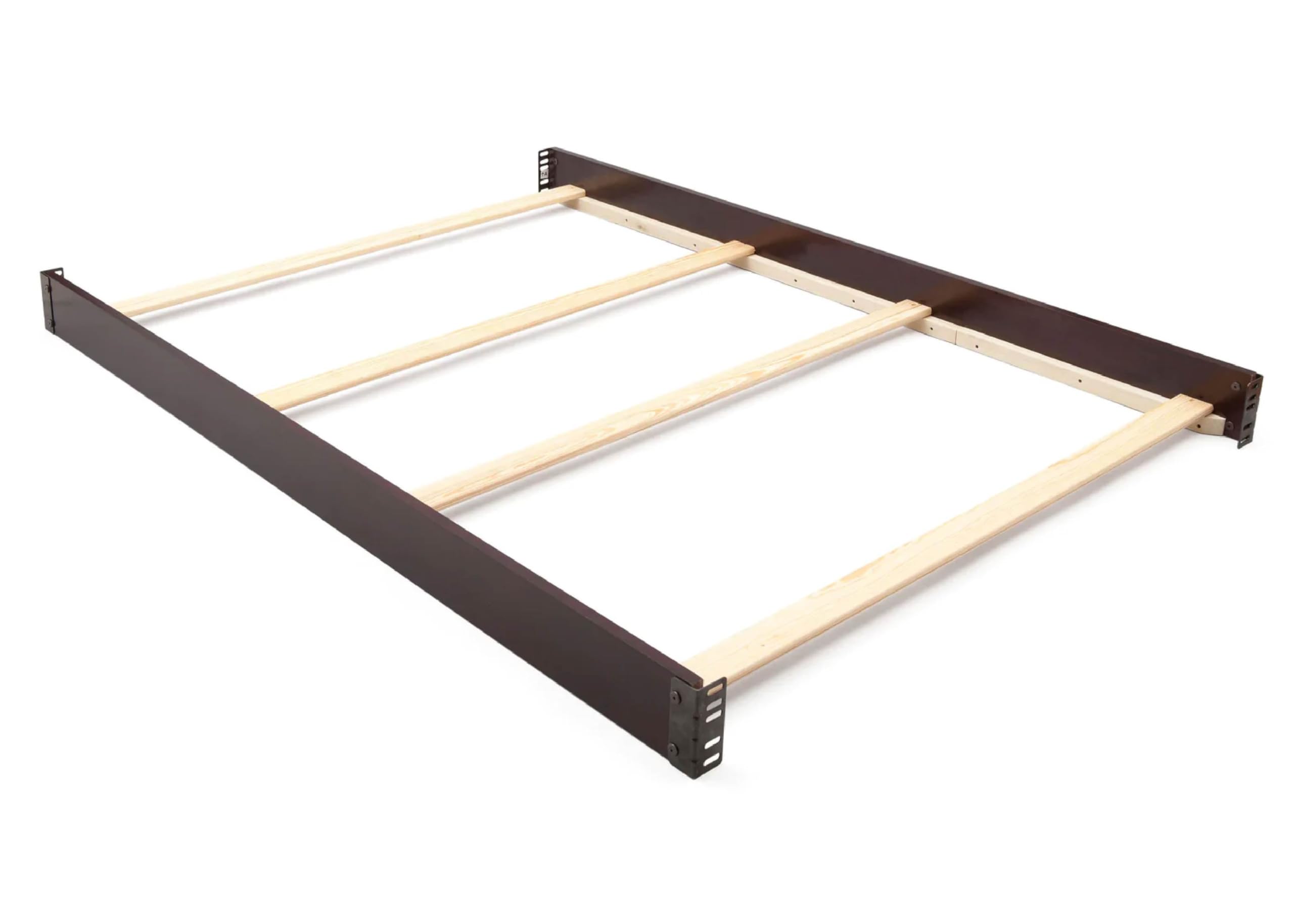 Full-Size Conversion Kit Bed Rails for Lancaster Crib by Delta Children - #0050 (Dark Chocolate - 207)