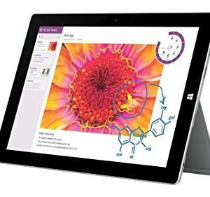 Microsoft Surface 3 7G6-00001 10.8 Inch 128 GB SSD Tablet (Silver) (Renewed)