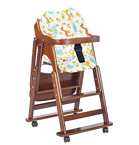 Twoworld Baby High Chair Seat Cushion Liner Mat Pad Cover Animal Breathable