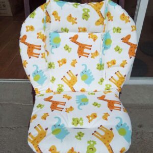 Twoworld Baby High Chair Seat Cushion Liner Mat Pad Cover Animal Breathable