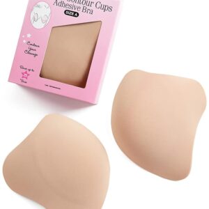 Hollywood Fashion Secrets Silicone Contour Cups, Size A, Versatile Push Up Support & Coverage