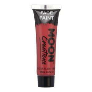 face & body paint by moon creations - 0.40fl oz - red