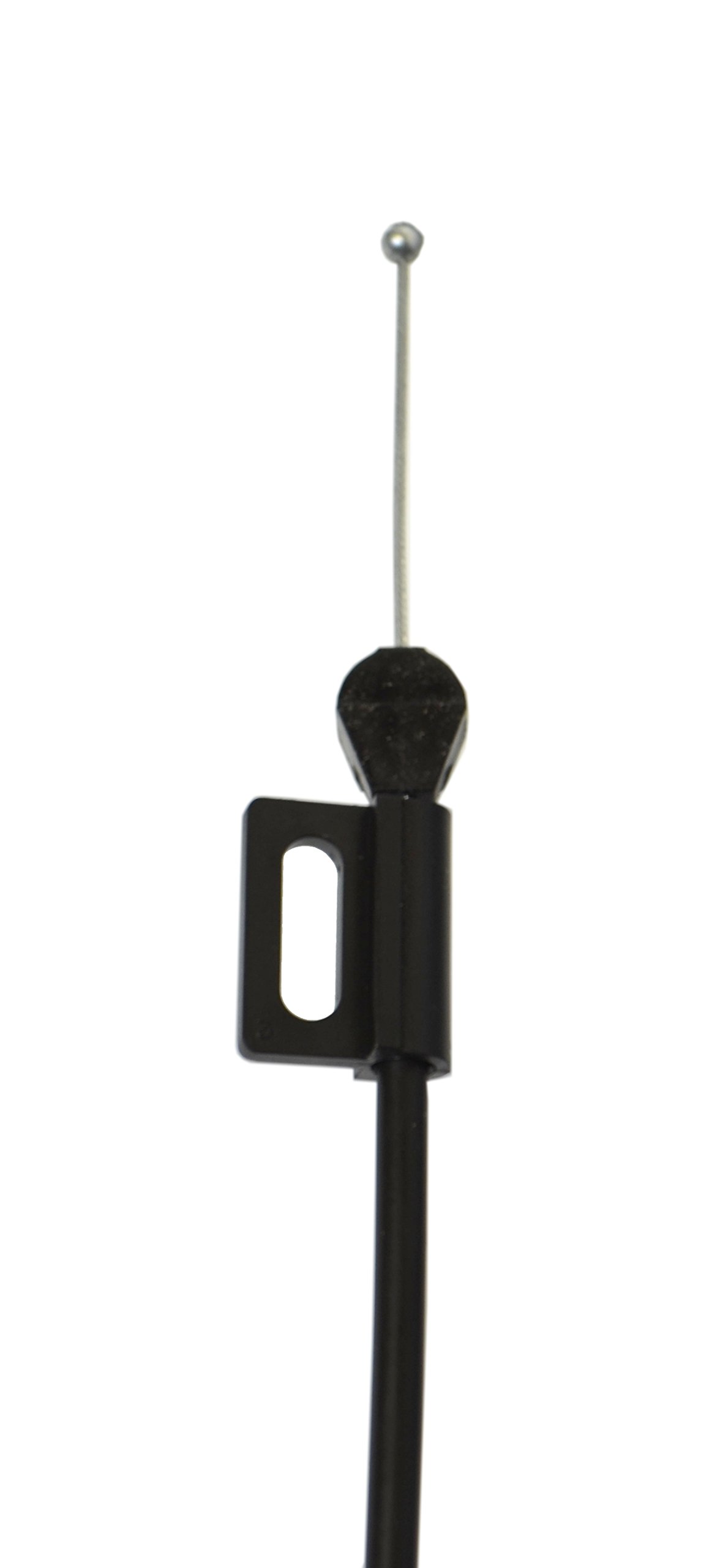 Recliner-Handles Replacement Cable 3 5/8" Exposed Wire, 6mm Ball-Tip, 6mm Barrel, 48 1/2" Overall Length