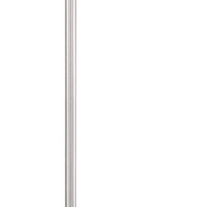 Regency Hill Jenson Traditional Adjustable Pharmacy Light Floor Lamp Swing Arm Standing Base 54" Tall Brushed Nickel Silver Metal for Living Room Reading House Bedroom Home Office