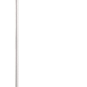 Regency Hill Jenson Traditional Adjustable Pharmacy Light Floor Lamp Swing Arm Standing Base 54" Tall Brushed Nickel Silver Metal for Living Room Reading House Bedroom Home Office