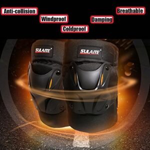 GLEIM Knee Pads for Construction Work and Gardening, Knee Pads for Men and Women,Industrial Heavy Duty Tactical Knee Pads,Guard Gear Protective for Motorcycle Mountain Biking Bicycle -1 Pair