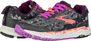 brooks womens caldera 3 - black/purple/coral - b - 6.0