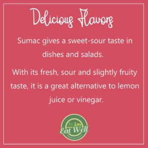 Eat Well Sumac Spice Powder 4 oz Shaker Bottle, Ground Sumac Berries, 100% Natural Traditional Middle Eastern Spices, Sumac Seasoning with Pure Gourmet Ingredients for Cooking, Tangy and Citrusy