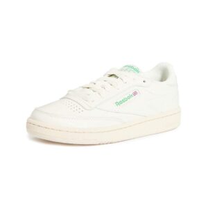 Reebok Women's Club C 85 Vintage Sneaker, Chalk/Glen Green/Paperwhite/Excellent RED, 11