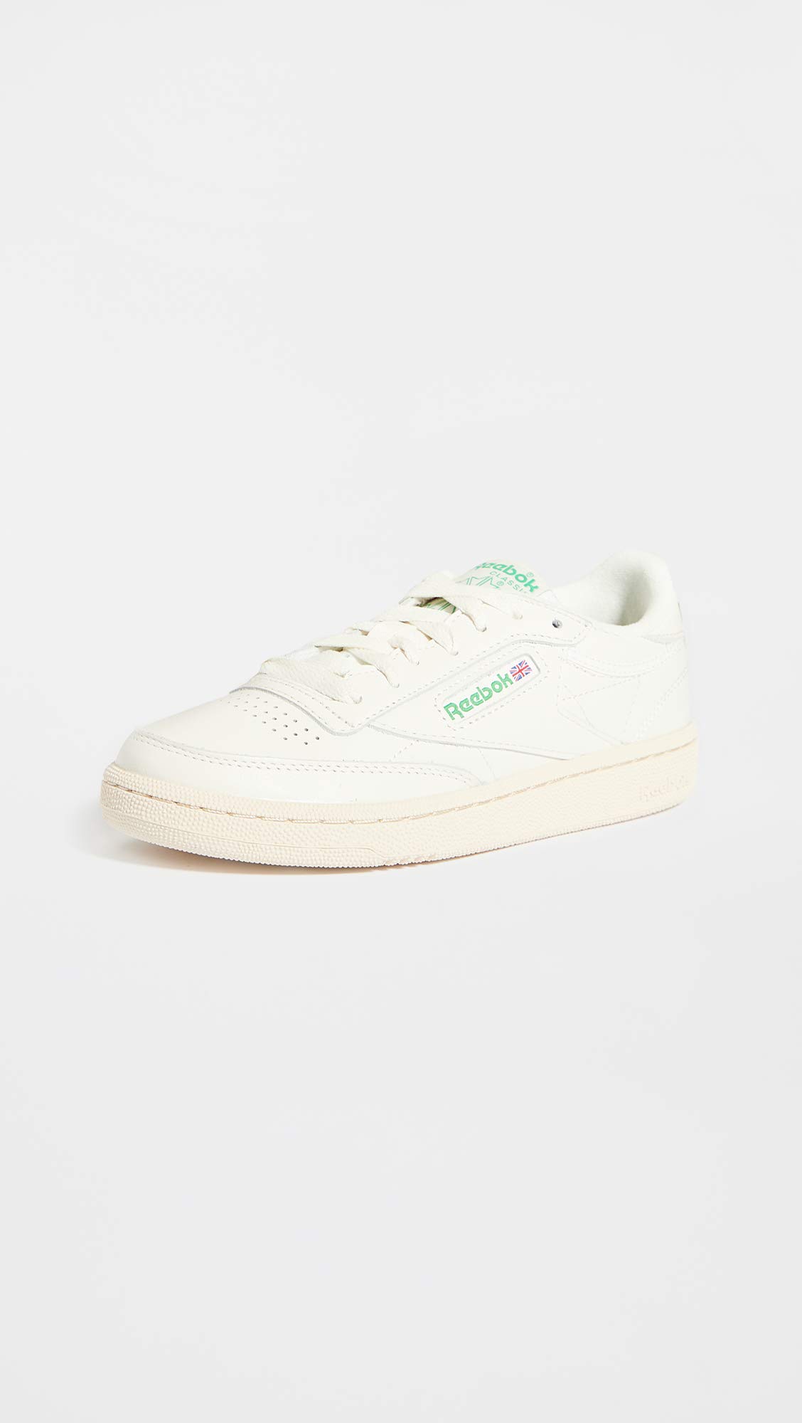 Reebok Women's Club C 85 Vintage Sneaker, Chalk/Glen Green/Paperwhite/Excellent RED, 11