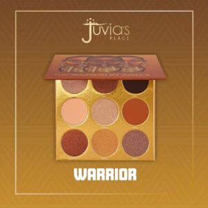 Juvia's Place The Warrior - Warm and Neutral, Shades of 9, Eyeshadow Palette, Professional Eye Makeup, Pigmented Eyeshadow Palette, Makeup Palette for Eye Color & Shine, Pressed Eyeshadow Cosmetics