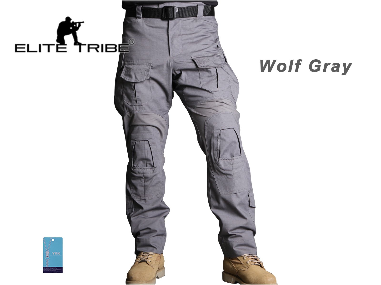 Airsoft Military BDU Tactical Suit Combat Gen3 Uniform Shirt Pants Wolf Gray (XL)