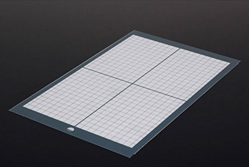 A3 Non Slip Vinyl Cutter Plotter Cutting Mat with Craft Sticky Printed Grid, 460mm*300mm