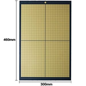 A3 Non Slip Vinyl Cutter Plotter Cutting Mat with Craft Sticky Printed Grid, 460mm*300mm