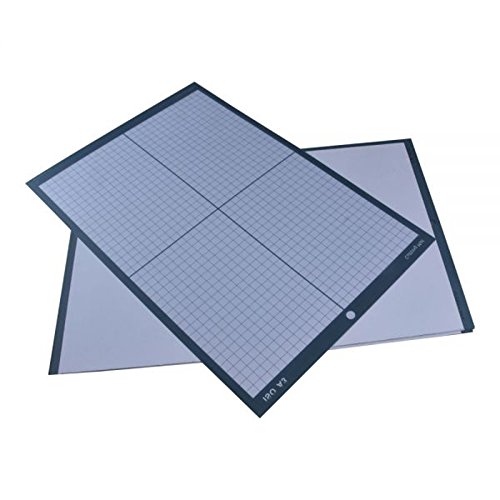 A3 Non Slip Vinyl Cutter Plotter Cutting Mat with Craft Sticky Printed Grid, 460mm*300mm