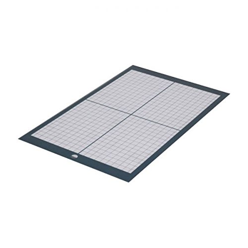 A3 Non Slip Vinyl Cutter Plotter Cutting Mat with Craft Sticky Printed Grid, 460mm*300mm