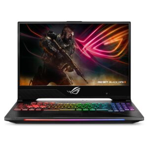 asus rog strix scar ii slim gaming laptop gl504, 15.6” 144hz ips type, nvidia geforce gtx 1070, intel core i7-8750h processor, 16gb ddr4, 256gb pcie ssd + 1tb sshd, windows 10 home - gl504gs-ds74