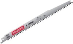 diablo 9 in. bi-metal pruning reciprocating saw blade 5 tpi 5 pk