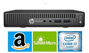 hp prodesk 600 g1 mini desktop, intel core i7 4790t 2.70ghz, 8gb ddr3, 256gb solid state drive, win10pro (renewed)