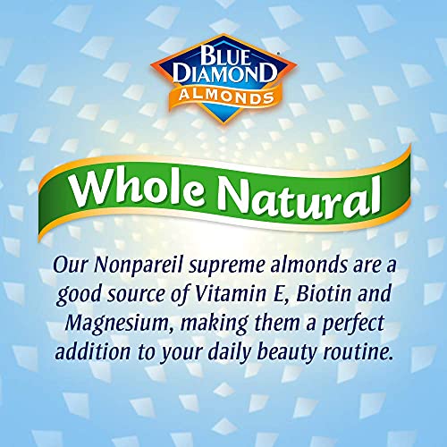 Blue Diamond Almonds Whole Natural Raw Snack Nuts, 40 Oz Resealable Bag (Pack of 1)