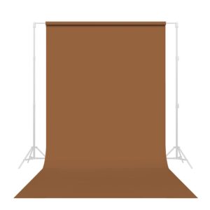 savage seamless paper photography backdrop - color #80 cocoa, size 86 inches wide x 36 feet long, backdrop for youtube videos, streaming, interviews and portraits - made in usa