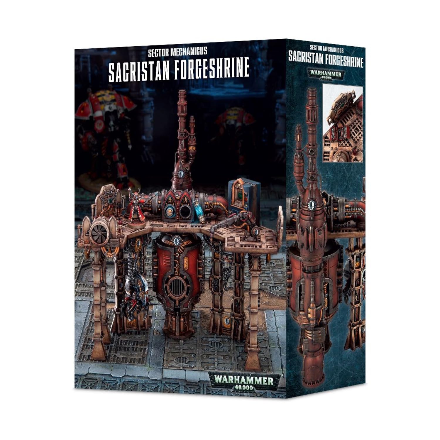 Games Workshop Warhammer 40k - Sector Mechanicus Sacristan Forgeshrine, Black, OneSize