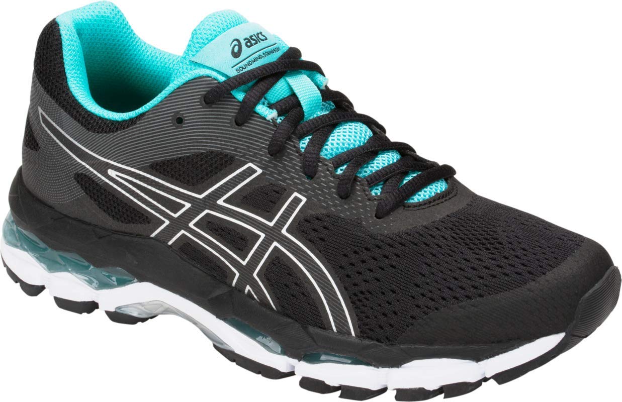 ASICS Gel-Superion 2 Women's Running Shoe, Black/Silver, 7.5 M US