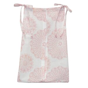 cotton tale designs diaper stacker, sweet & simple pink