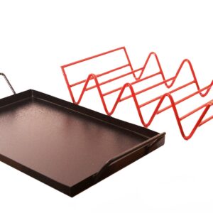 Purpledip Iron Bread/Toast Serving Tray Stand: Unique Kitchen Dining Essential (11301)