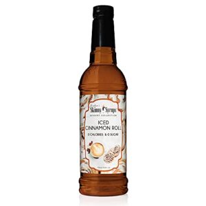 jordans skinny gourmet syrups sugar free iced cinnamon roll syrup 25.4 fluid ounce (iced cinnamon roll)