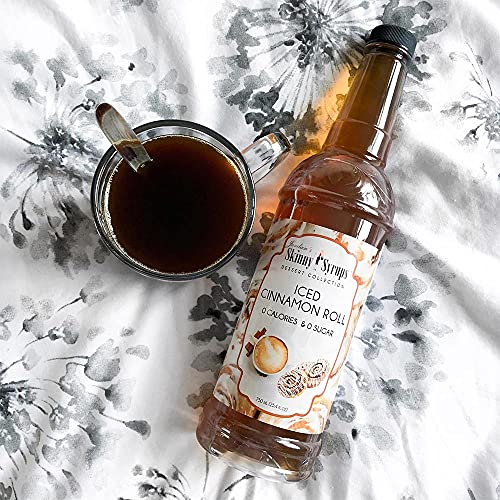 Jordans Skinny Gourmet Syrups Sugar Free Iced Cinnamon Roll Syrup 25.4 Fluid Ounce (Iced Cinnamon Roll)