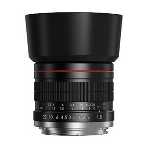 lightdow 85mm f1.8 medium telephoto manual focus full frame portrait lens for sony alpha a9 a7r a7s a7 a6500 a6400 a6300 a6000 a5100 a5000 nex-7 nex-6 nex-5t nex-5r etc