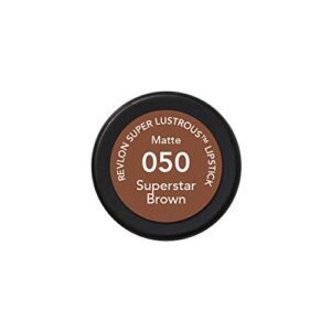 Revlon Super Lustrous Lipstick, Superstar Brown, Matte Finish