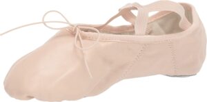 capezio women's juliet ballet flat, light pink, 11